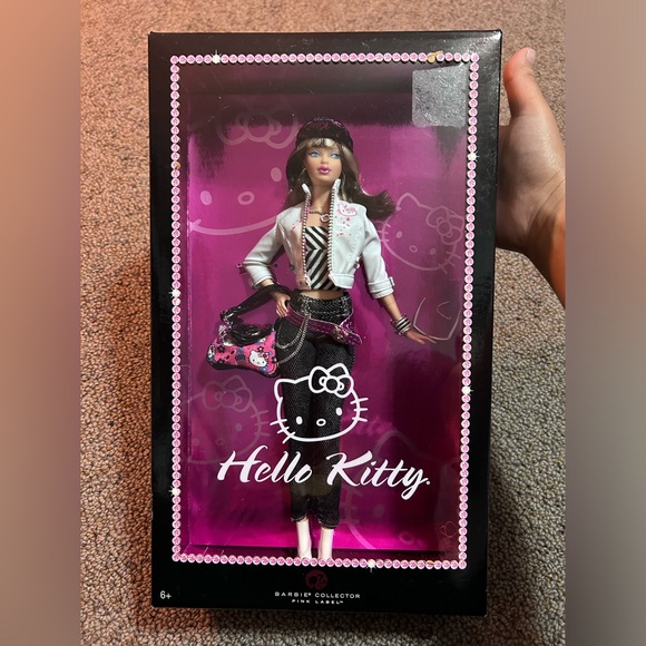 Barbie | Toys | Pink Label Hello Kitty Barbie Collector Doll Nib | Poshmark